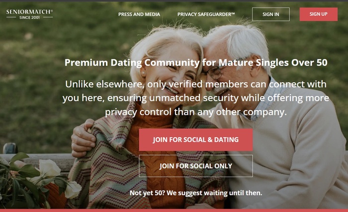 SeniorMatch Sign Up and Start Meeting Like-Minded Singles